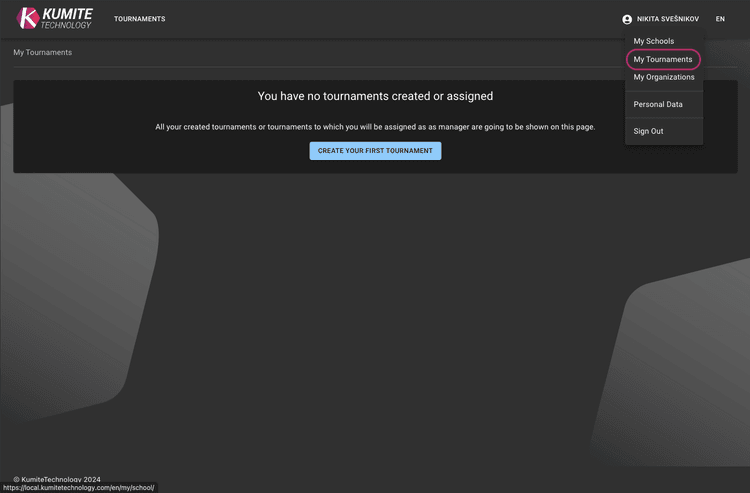 Create Tournament