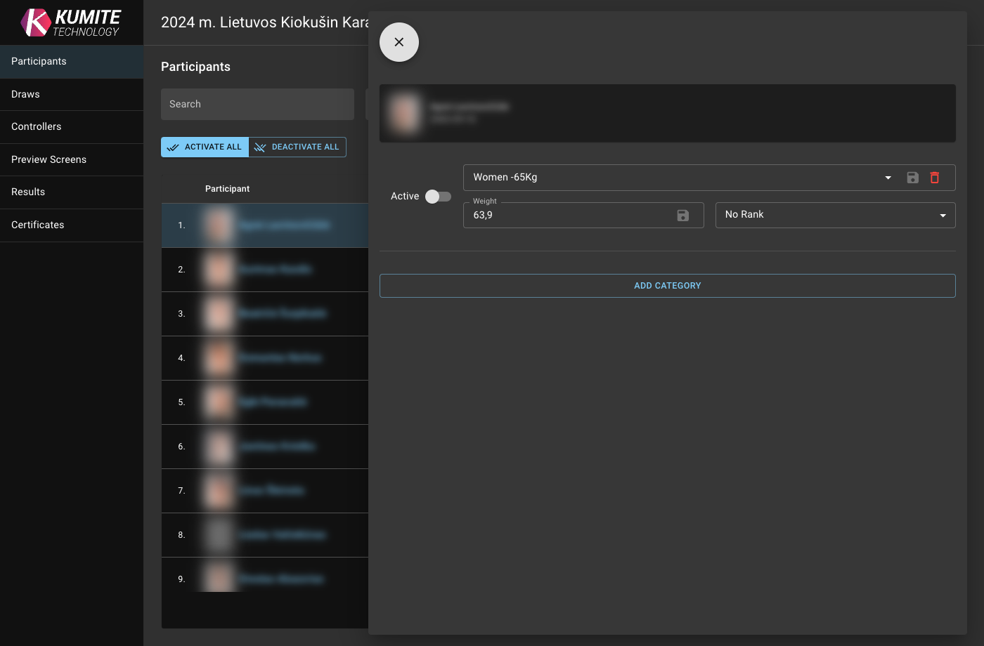 Participant Management